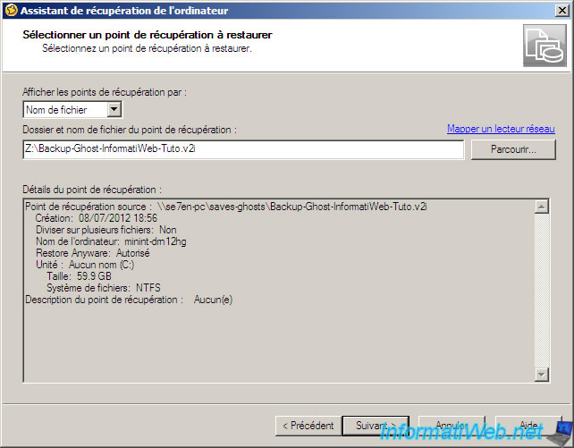 Backup and restore a Norton Ghost backup over the network with the live CD - Page 2 - Backup ...